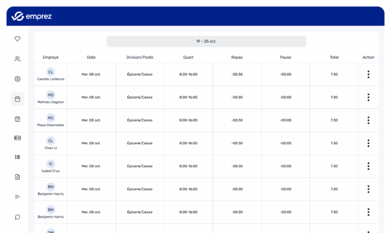 Temps et présence | Emprez